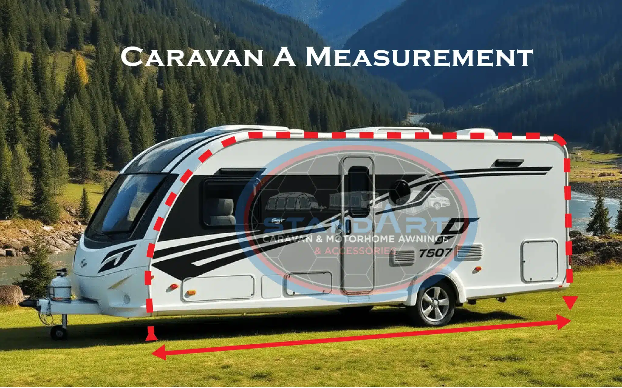 What Caravan Awning Size Do I Need | A-Measurement Guide UK