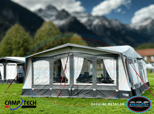 Camptech Buckingham DL – 3m Deep Full Seasonal Awning | 28mm Steel Frame